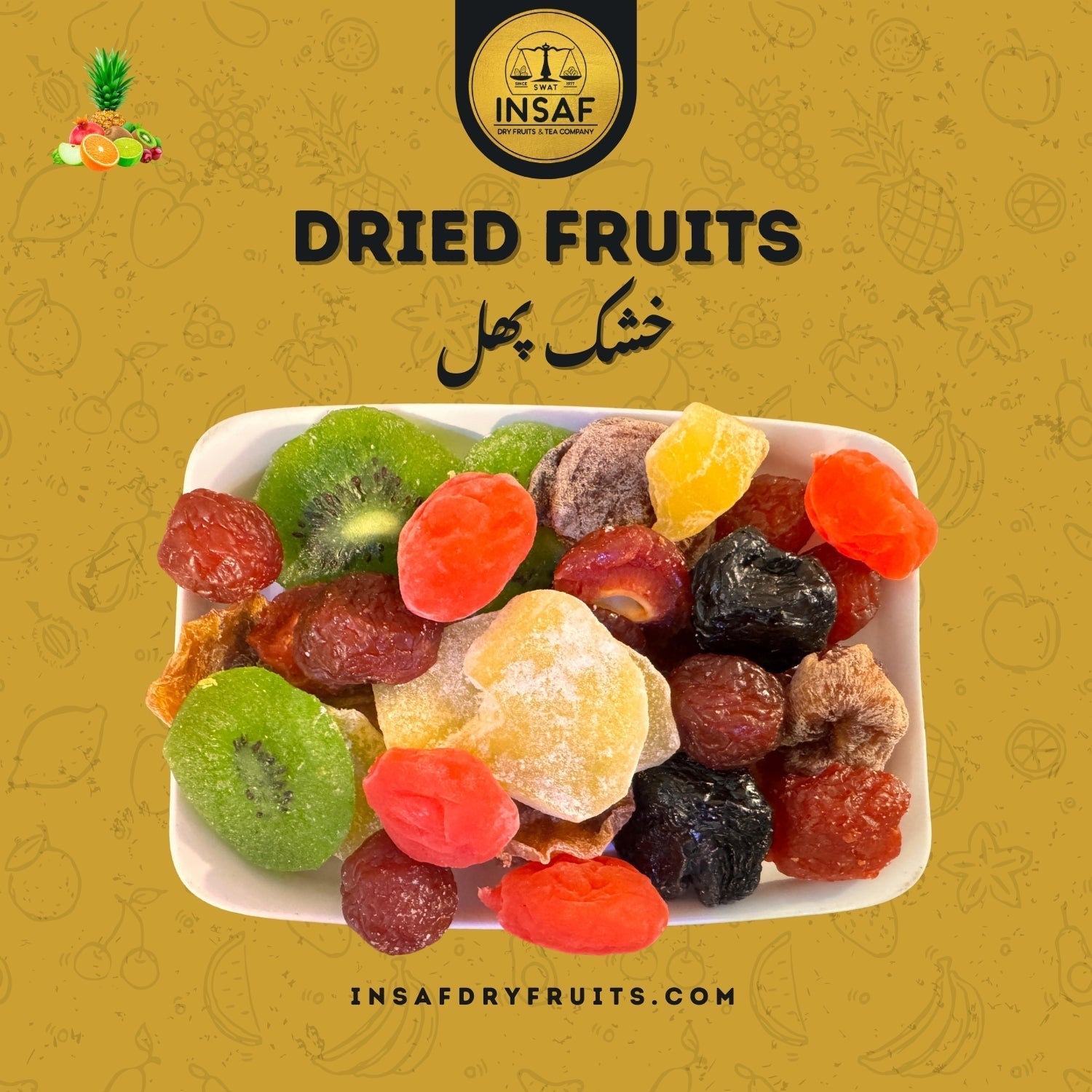 Dry Fruits- ذائقے کا بہترین انتخاب – INSAF DRY FRUITS & TEA COMPANY
